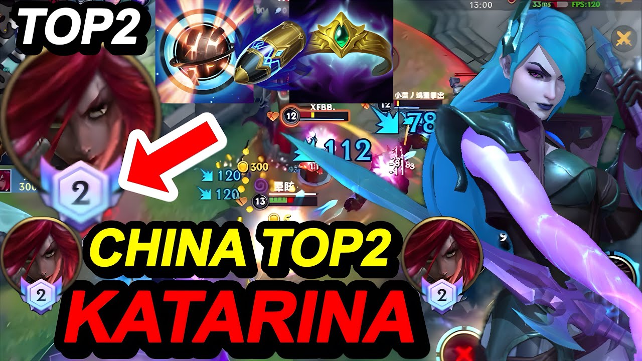 Wild Rift China Top2 Katarina Mid - China New Season Rank Gameplay ...