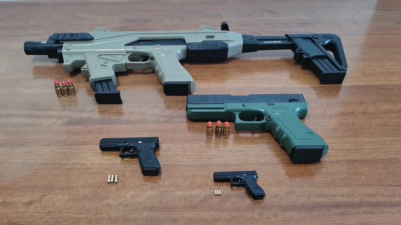Glock Toy Gun in Every Size 2022 - Realistic Glock Pistol Collection ...