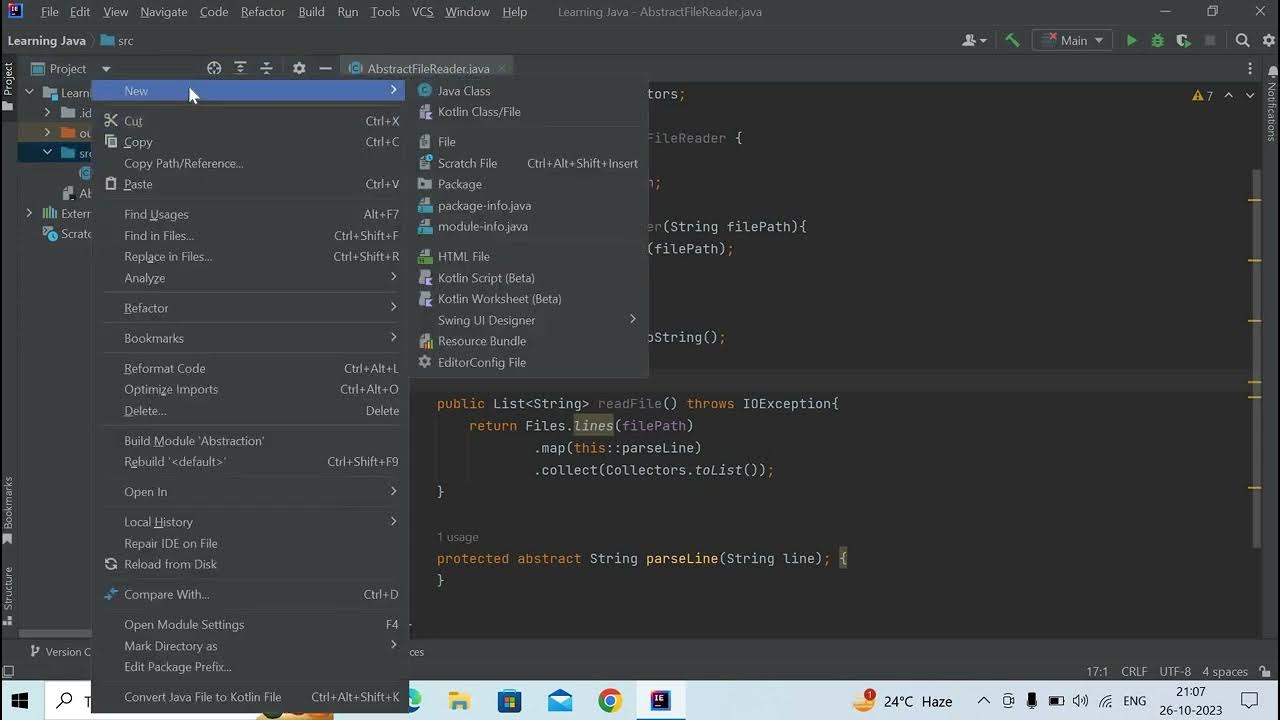 Using abstract classes in Java to reduce code complexity - YouTube