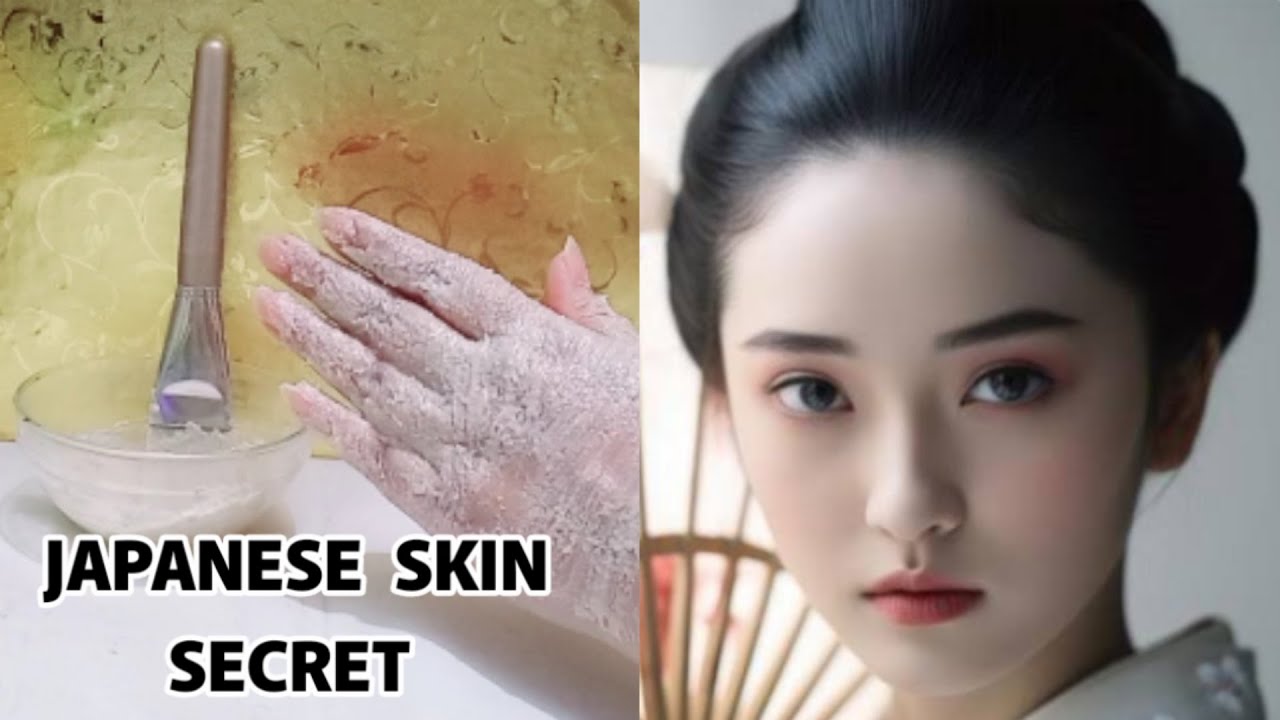 Japanese rice mask for skin whitening\A magic recipe to lighten skin in ...