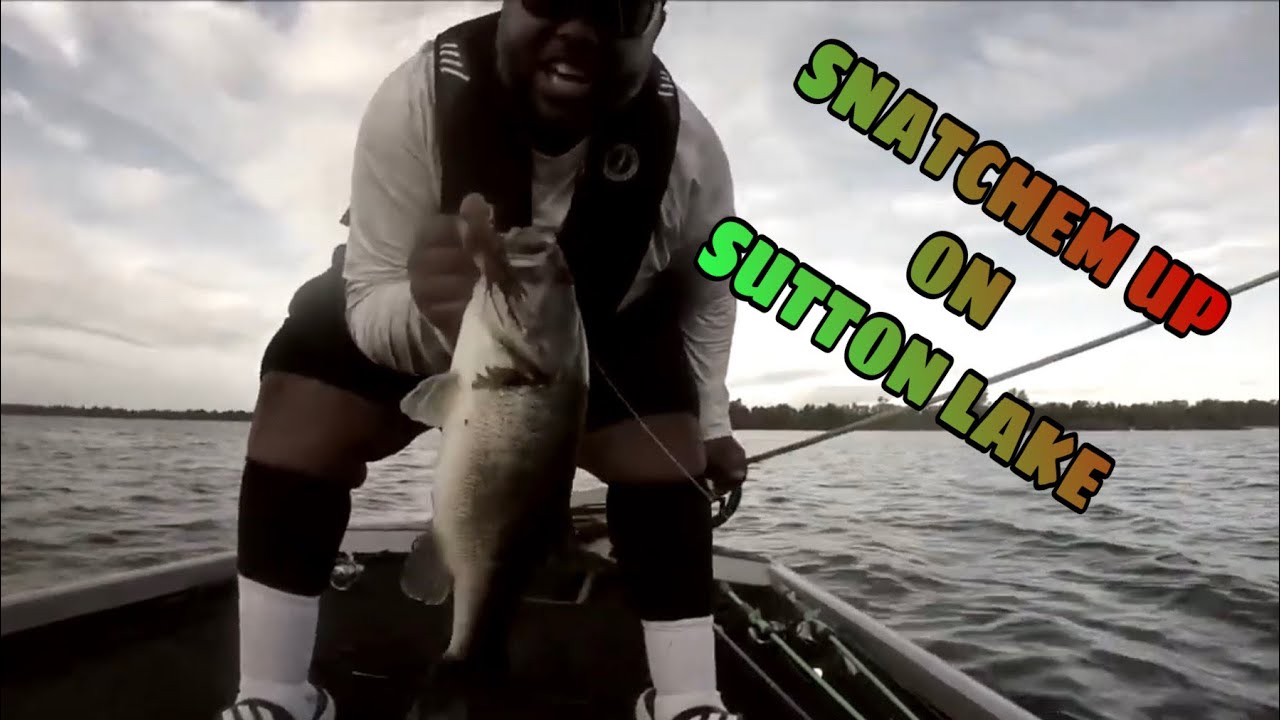 Sutton Lake NC bass fishing Doing the snatch - YouTube