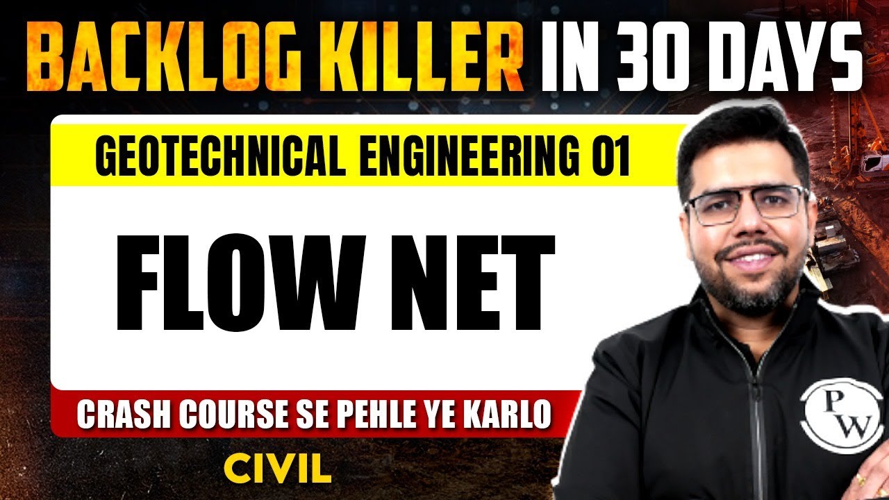 Geotechnical Engineering 01 | Flow Net | Civil Engineering | GATE 2025 ...