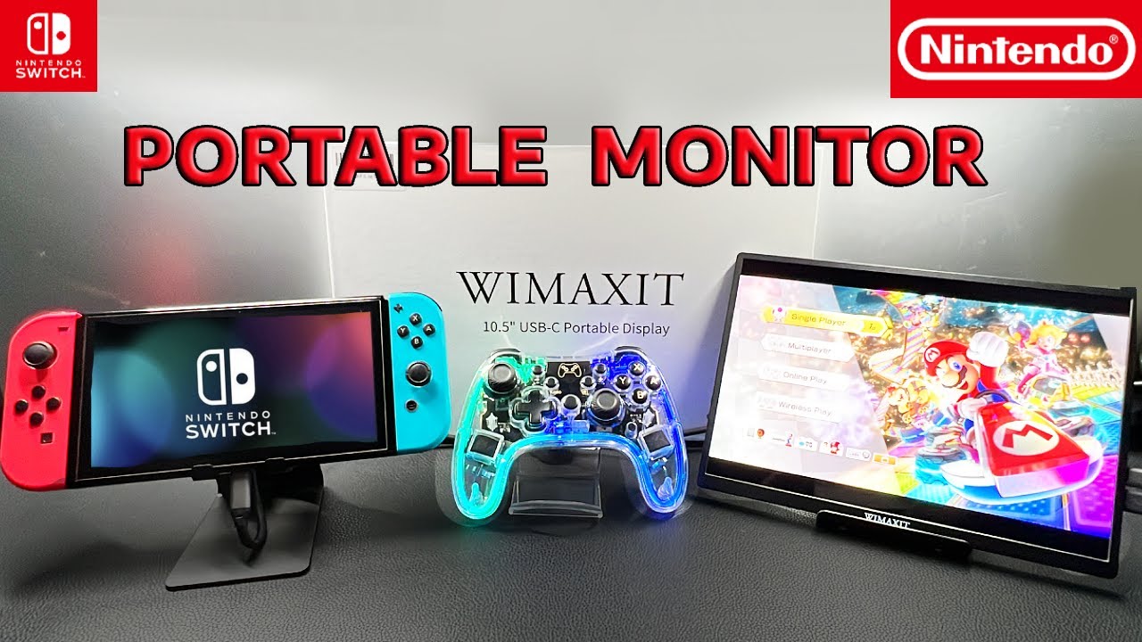 Unboxing Portable Monitor | Wimaxit 10.5 Inch Ultra Light Portable ...