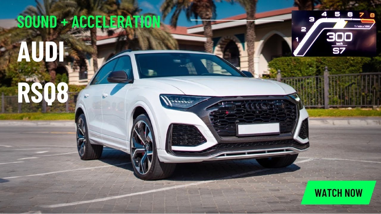 AUDI RSQ8 | ACCELERATION & SOUND - YouTube