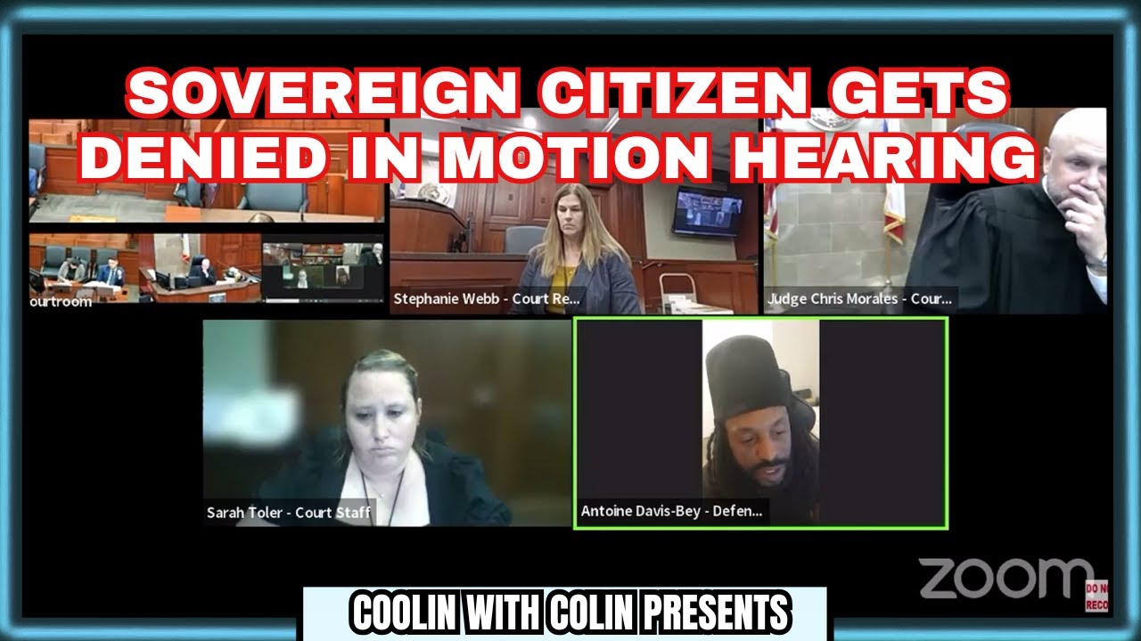 Moorish Sovereign Citizen Gets Denied Before Trial - YouTube