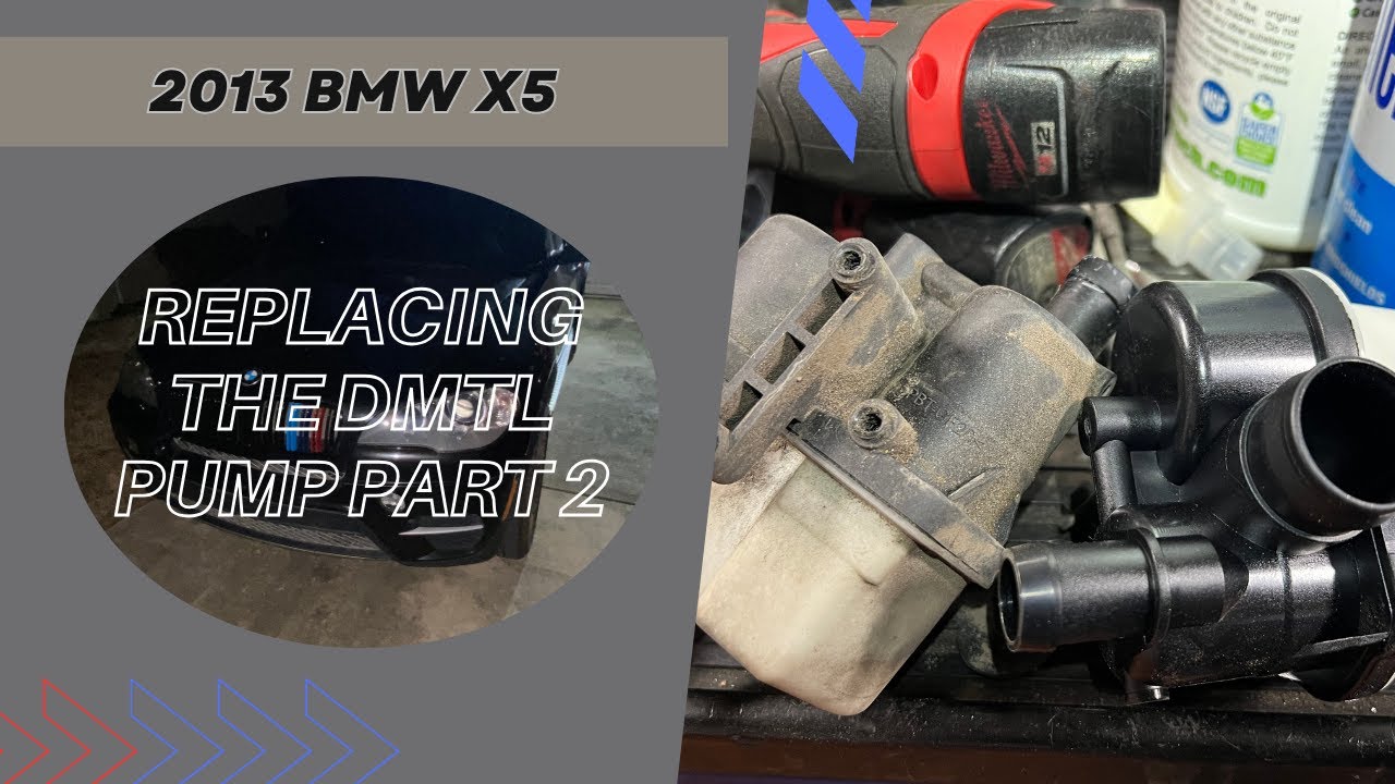 2013 BMW X5 N55, Replacing the DMTL Pump Part 2, Defective part. - YouTube