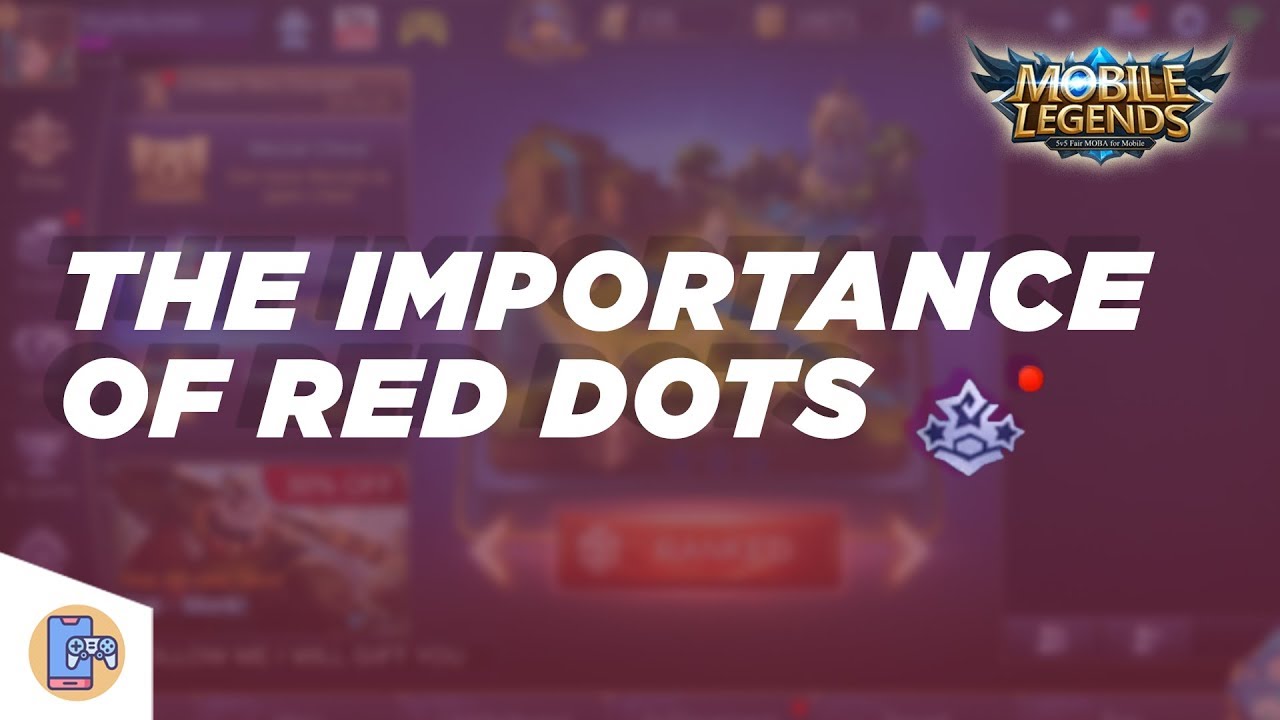 The Importance of Red Dots in Mobile Legends - YouTube