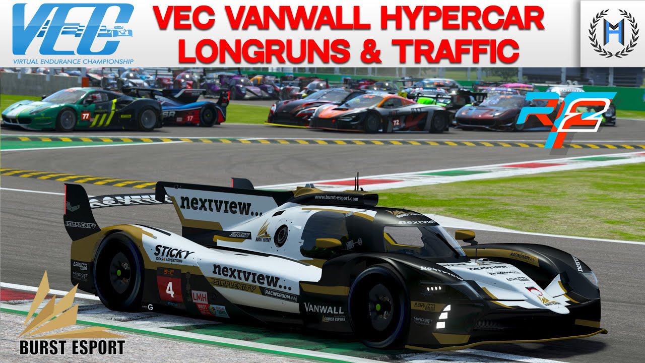 rFactor 2 VEC Longrun Practice at Monza - YouTube