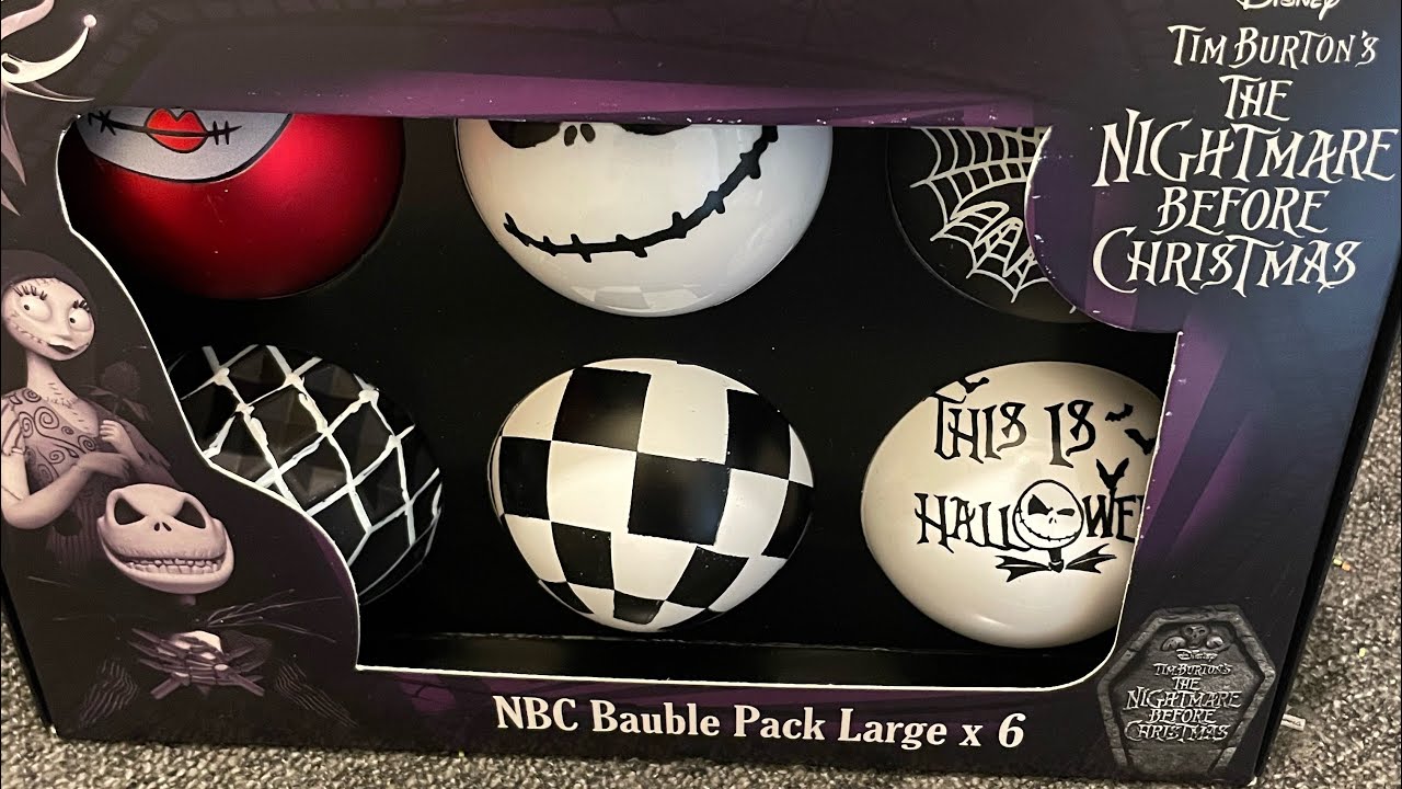 Disney nightmare before Christmas UK exclusive bubbles - YouTube