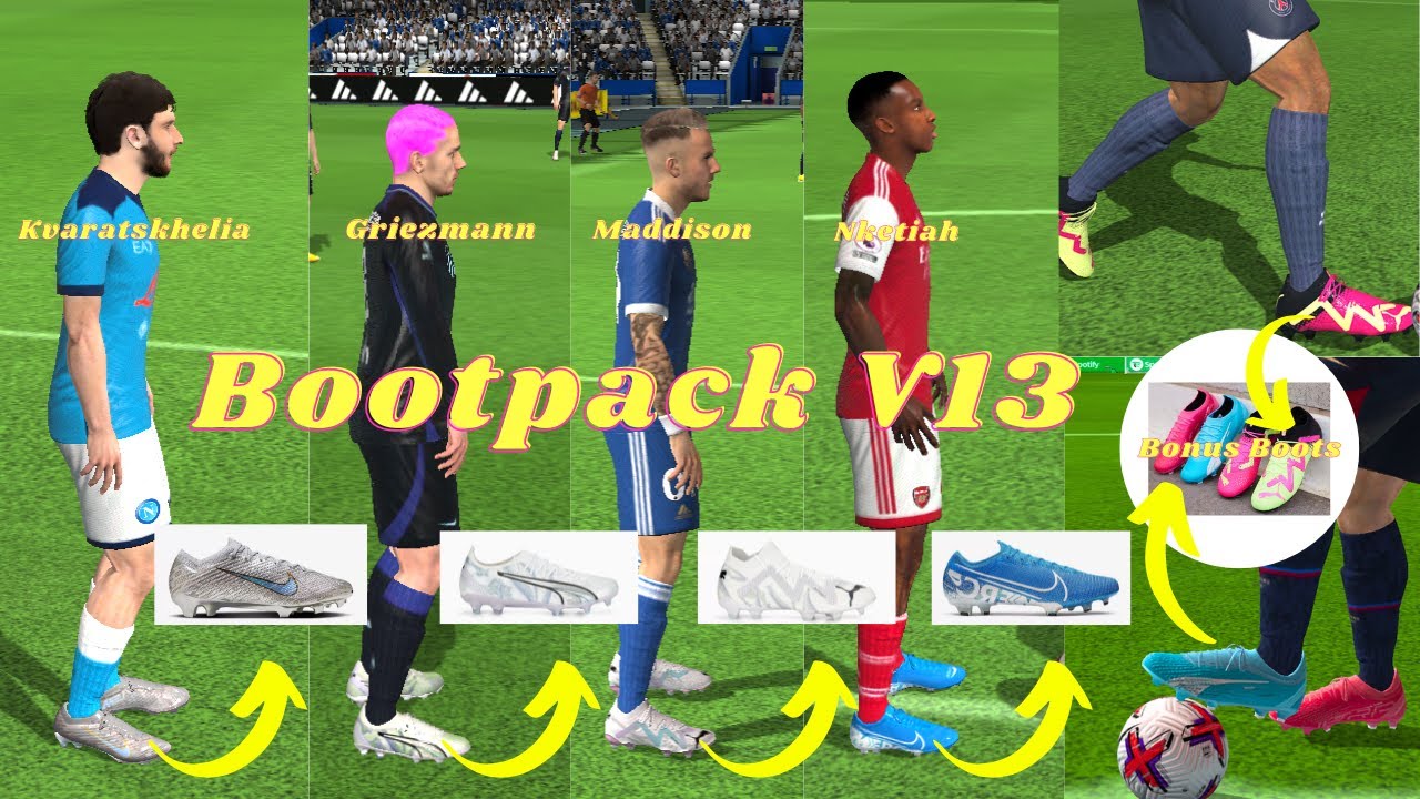 Bootpack Update V13 |FIFA 16 mobile boots - YouTube