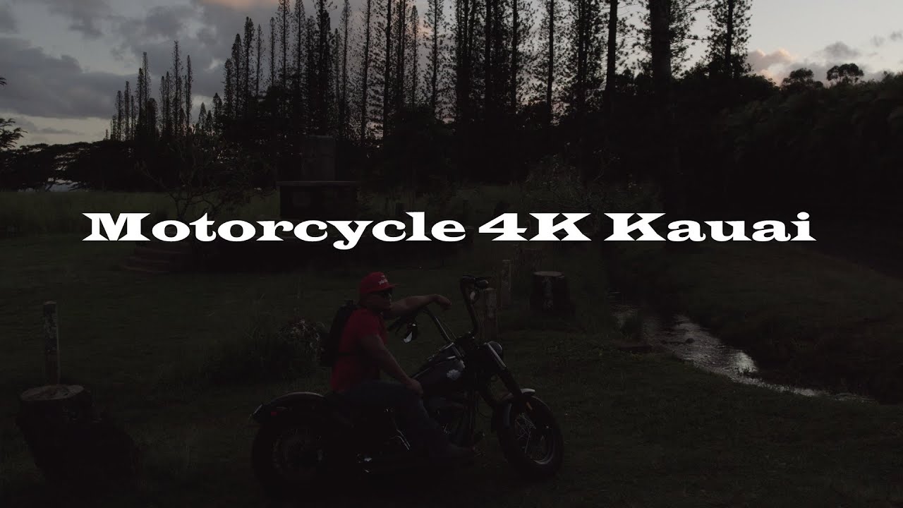 4K Softail Slim S Motorcycle Harley Davidson fun on Kauai, Hawaii ...