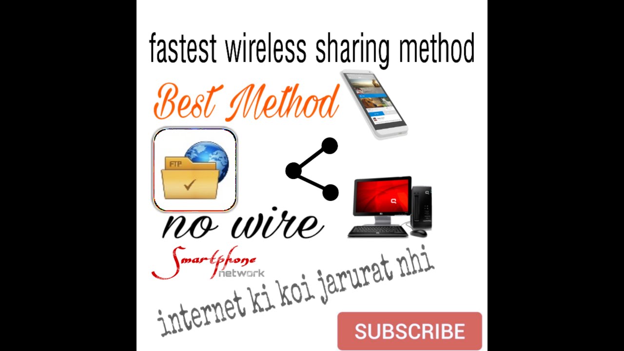 Best sharing method | pc and mobile | | FTP || MIN HAZUL - YouTube
