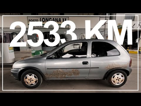Viagem Insana: 2533 km em 3 dias de Corsa Wind 1997! 😱 Muitos disseram que não iria chegar 😮