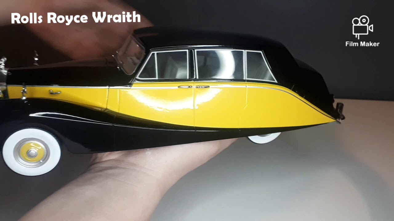 1/18 scale Rolls-Royce Silver wraith model car [unboxing] model car ...