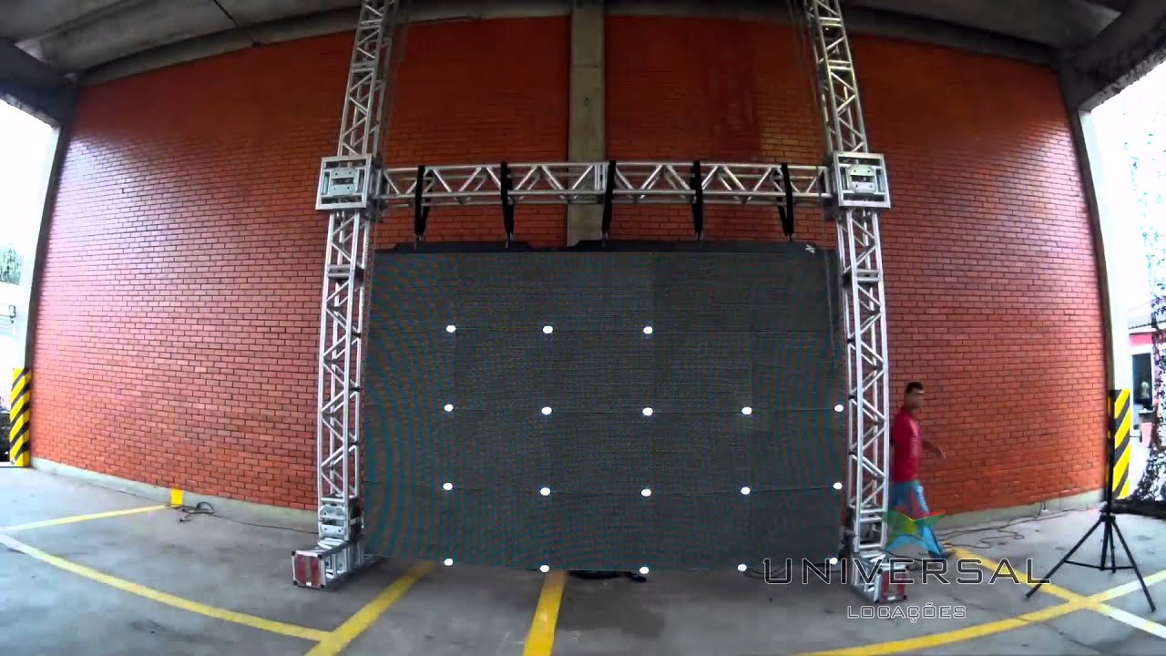 MONTANDO UM PAINEL DE LED OUTDOOR - YouTube