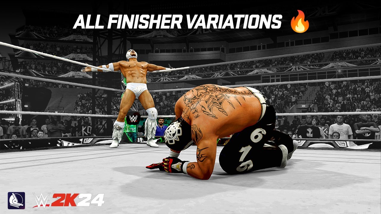 WWE 2K24 All Signatures + Finisher Variations (Global Superstars Pack ...