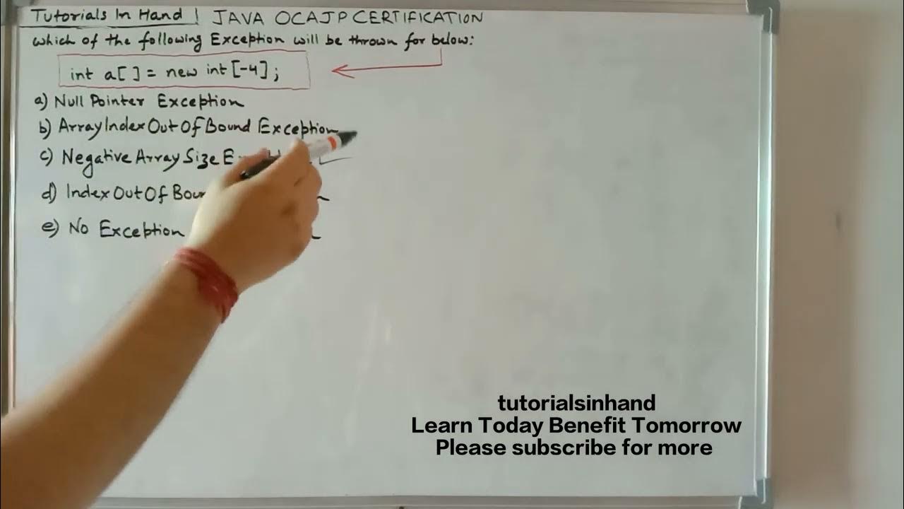 java ocajp mcq 7 with explanation #java #ocajp #scjp #javacertification #viral #shortvideo - YouTube