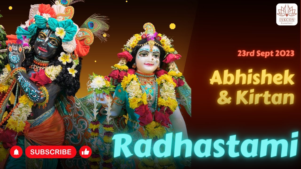 Abhishek & Kirtan | Radhastami 2023 - YouTube