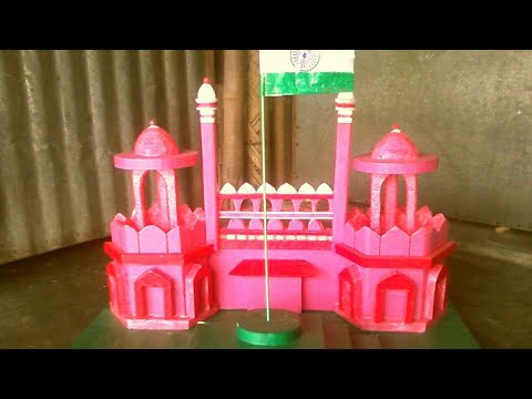 Red fort in India model - YouTube