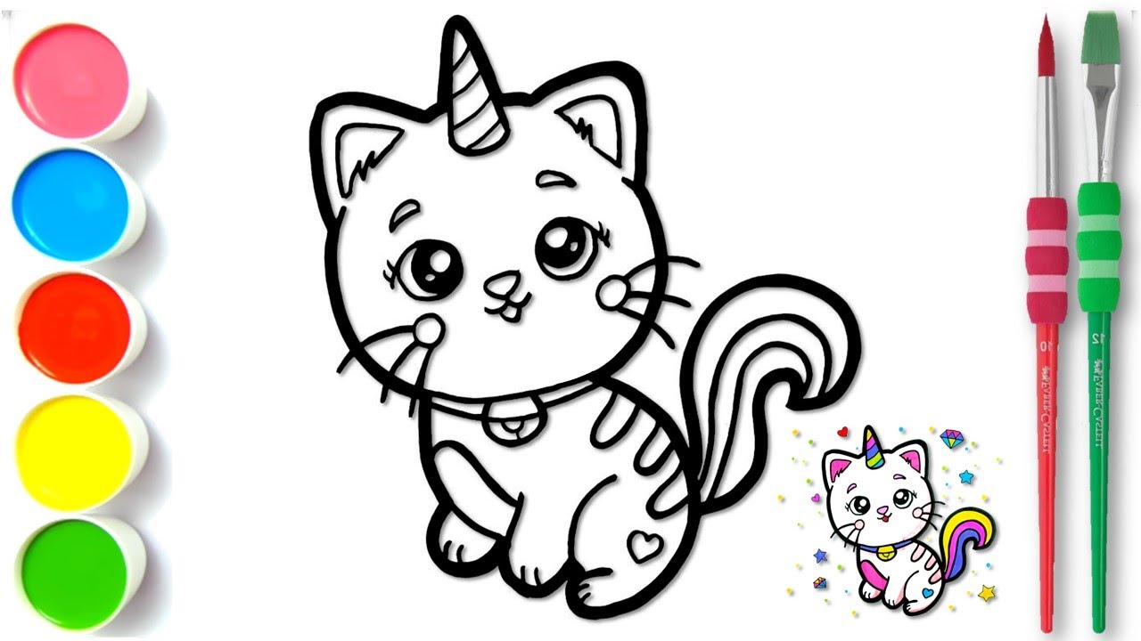 Learn How to Draw Caticorn | Painting, Drawing, Coloring Tips for ...