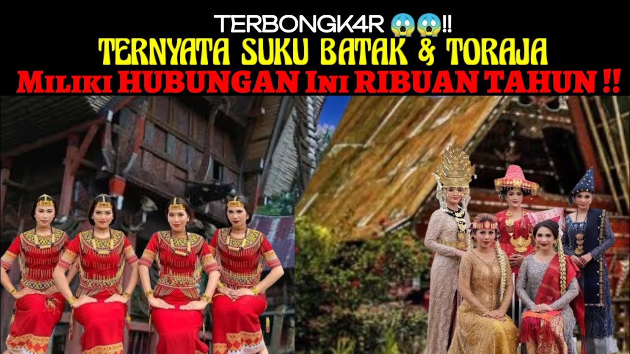 Astaga TERBONGK4R 😱😱! Ternyata Suku BATAK & TORAJA Miliki HUBUNGAN Ini ...