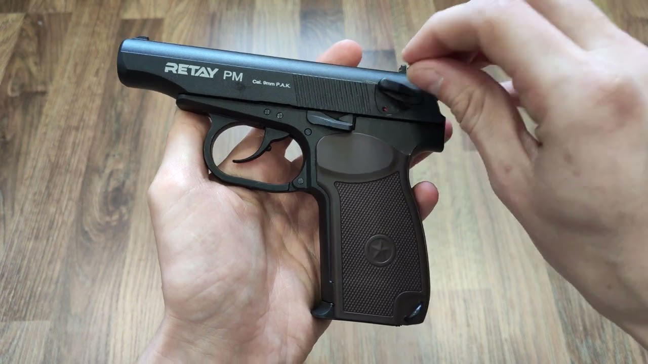 Стартовый пистолет Retay PM - YouTube