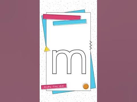 How to Write The Letter m lowercase | Alphabet Writing Easy - YouTube