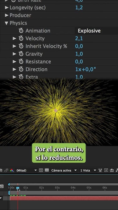 Controla Velocidad y Gravedad en Efecto de Partículas en After Effects - Tutoriales de After ...