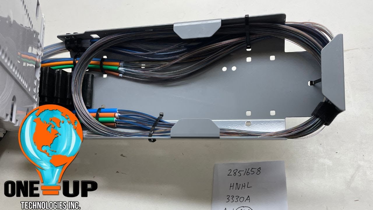 How To Run 432F Ribbon Fiber optic cable to tray - YouTube