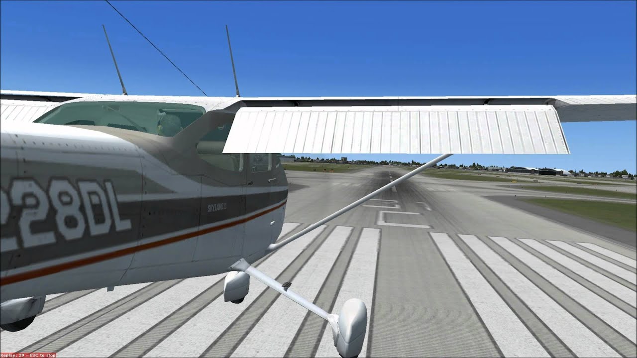 C182 Chicago Midway Landing|HD(Dubstep) - YouTube