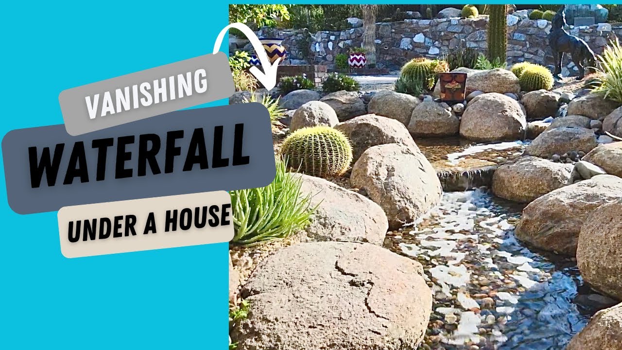 Disappearing waterfall tucked away right under a house! #3 of 9 in this ...