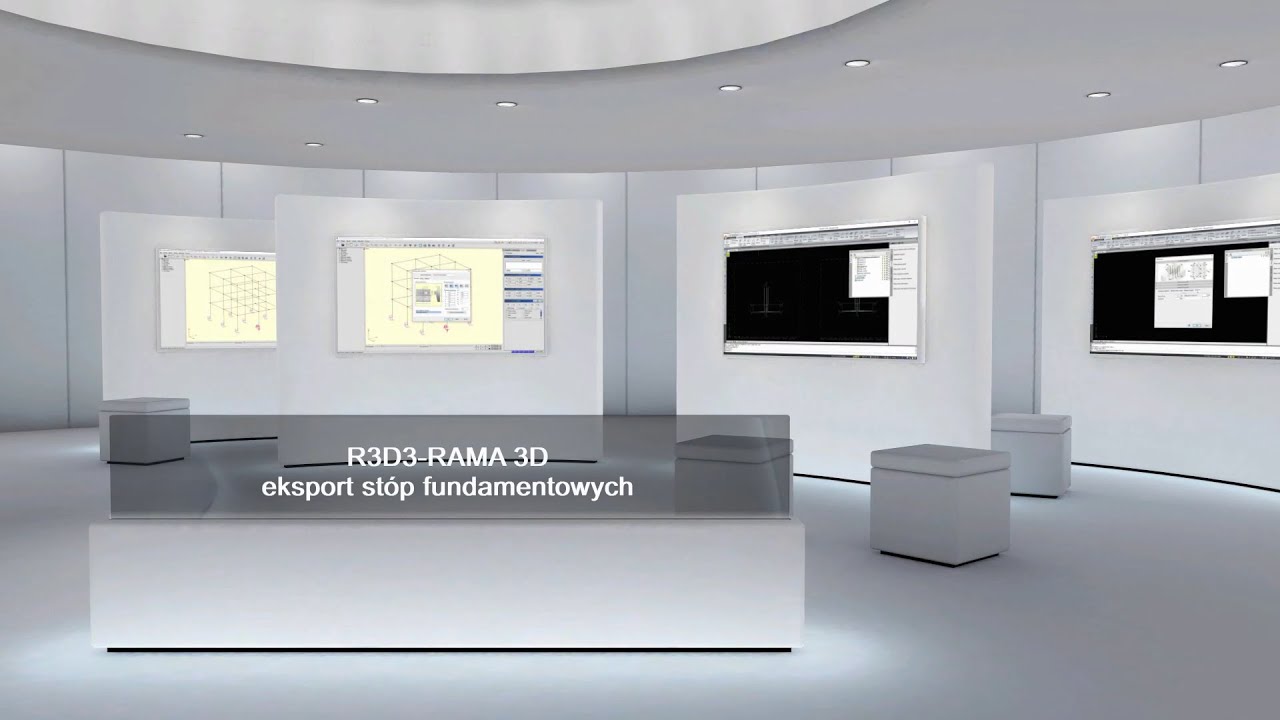 ArCADia-RAMA 18 | R3D3 RAMA 3D - eksport stóp fundamentowych - YouTube