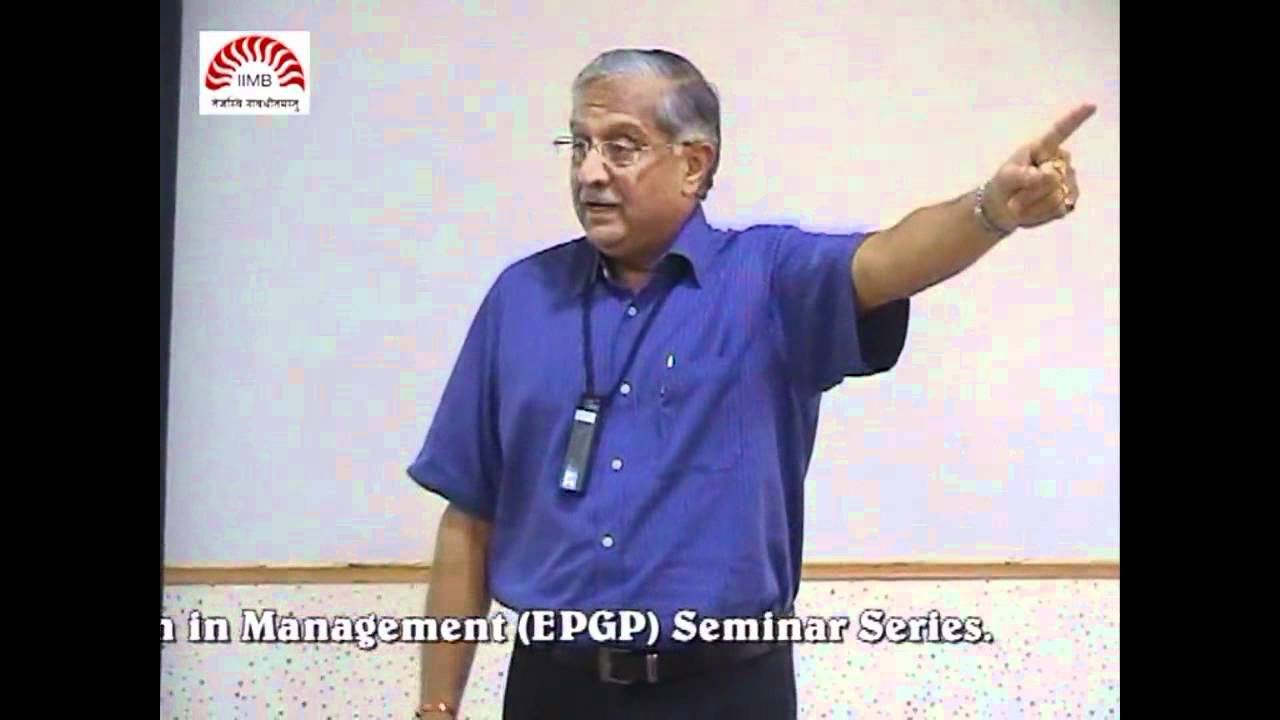 EPGP Seminar Series 2011-12: Mr. R. Gopalakrishnan - YouTube