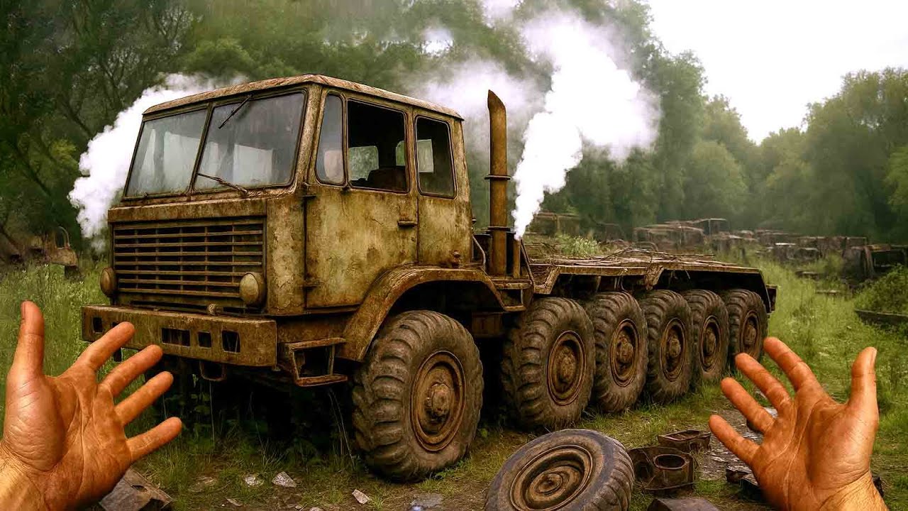 Reviving a Giant After 20 Years: Massive 8x8 with V12 Diesel Engine ...