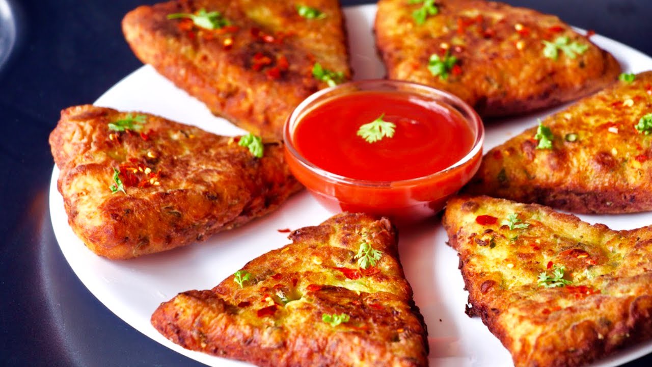 Cheese Burst Potato Triangles, Instant easy Breakfast recipes, Instant ...