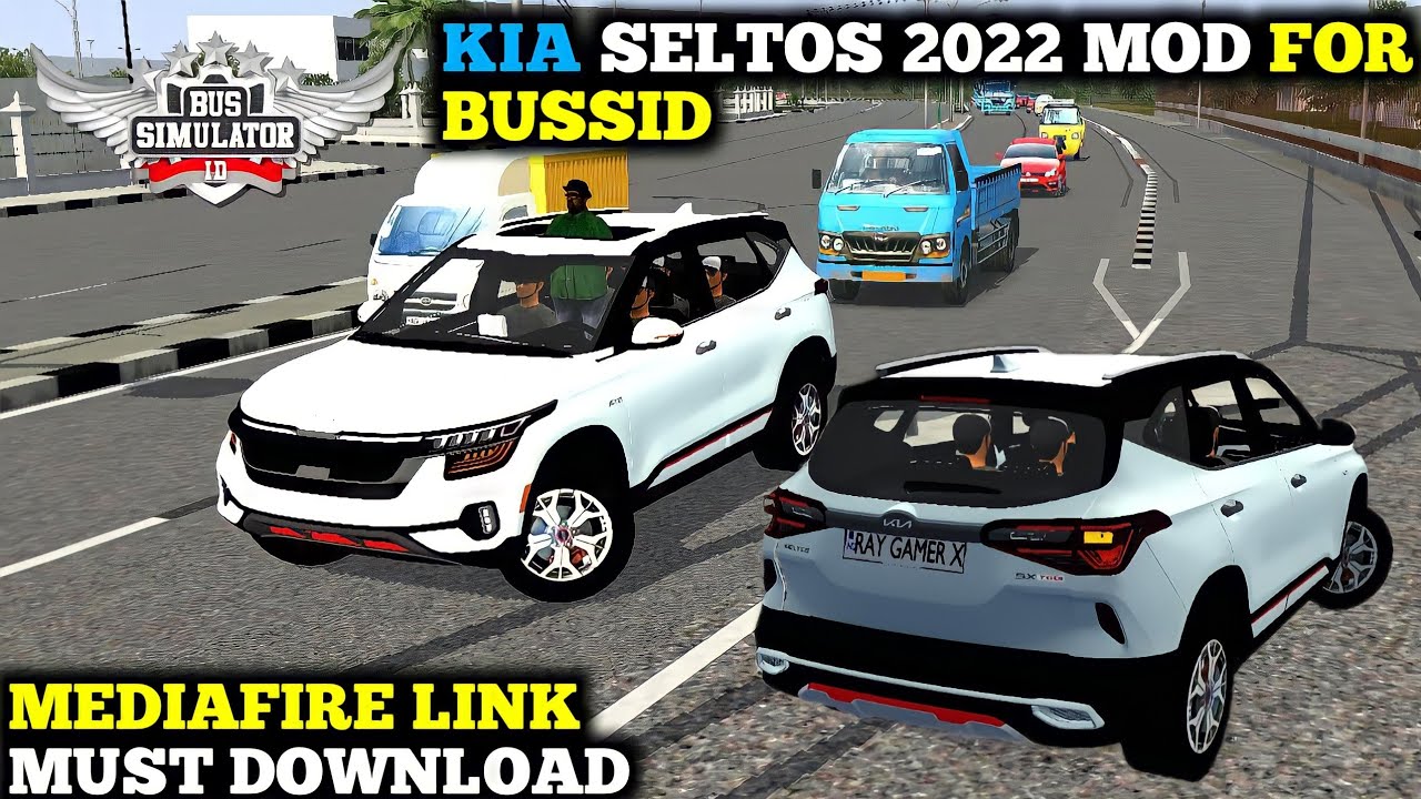 kia seltos 2022 mod for bussid ||new car mod for bus simulator ...