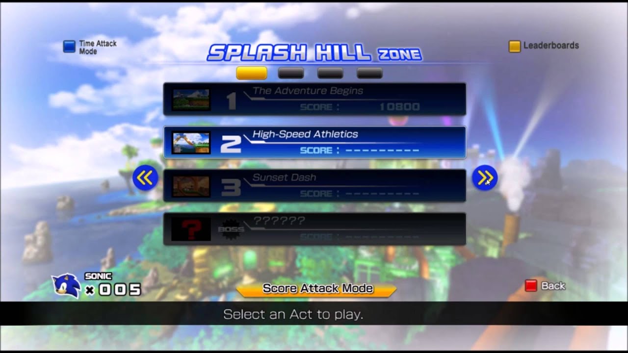 Sonic The Hedgehog 4 Episode 1 Part 1 SPLASH HILL ZONE Act 1-2 - YouTube
