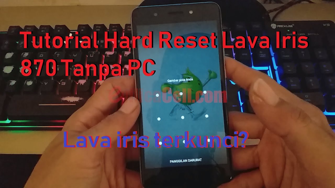 Tutorial Hard Reset Lava Iris 870 (Recovery) - YouTube