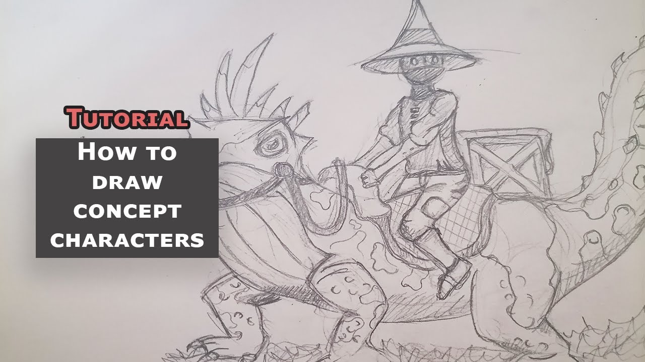 How to draw Concept Art Characters for Beginners Part 2 | Drawing ...