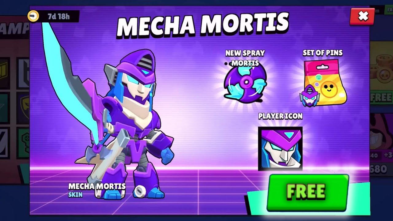 2 Mecha Mortis Giveaway!🤖🦇 + Spray & Pins & Profile icon!💪 - Brawl ...
