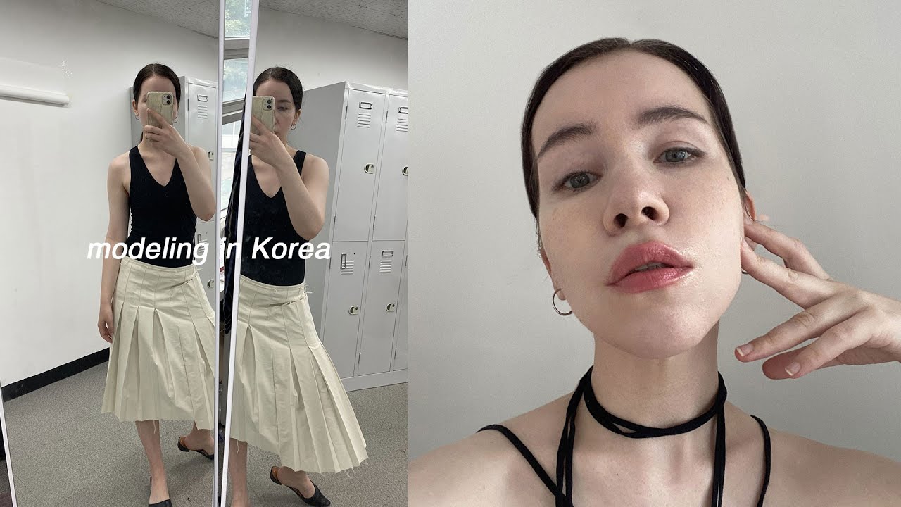 Model work in Korea | Photoshoot & fitting for Korean fashion brand ...