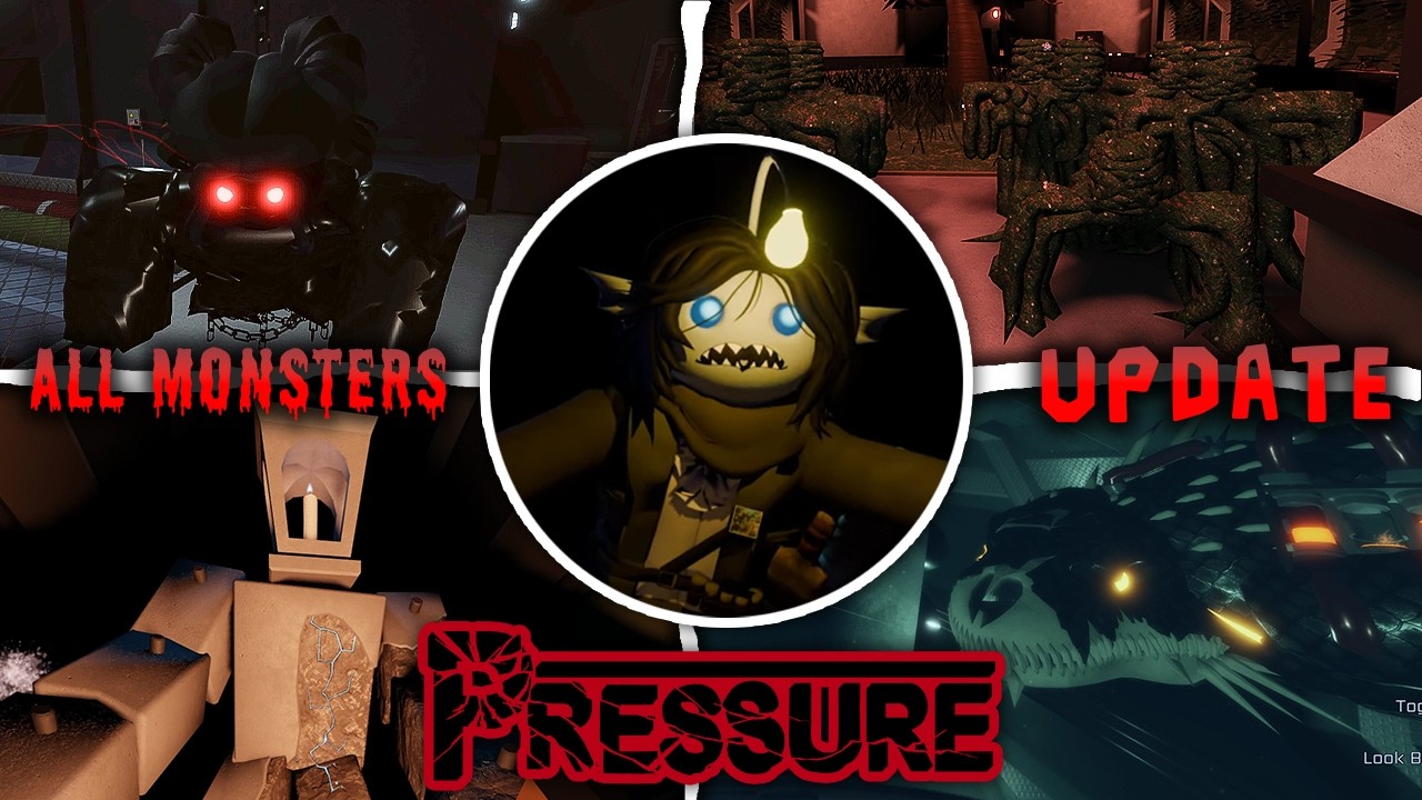 ROBLOX - Pressure ALL MONSTERS/Cutscene + New encounters [Worth The ...
