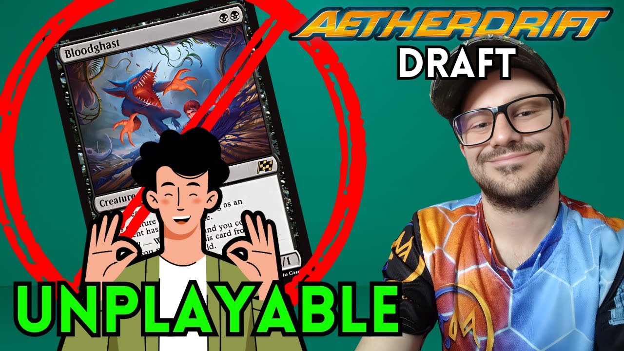 They REGRET Passing Me a BLOODGHAST! | Aetherdrift Draft | MTG Arena ...