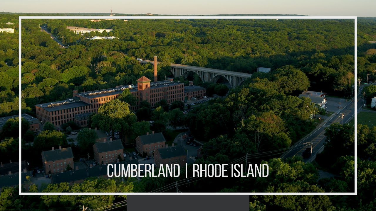 Cumberland Rhode Island 4K Drone Footage| Blackstone River & Ashton ...