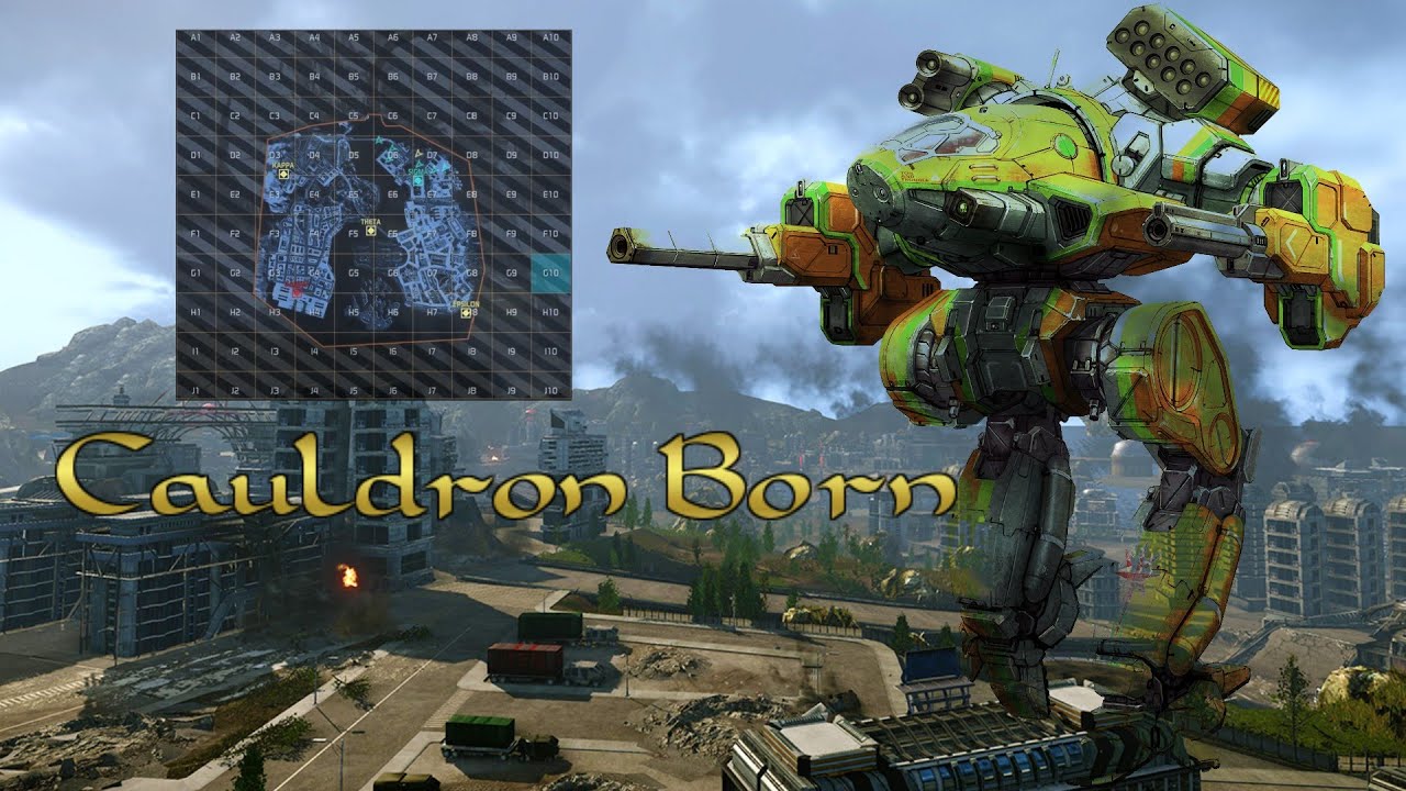 573 Damage in a Cauldron Born / Ebon Jaguar MechWarrior Online Match ...