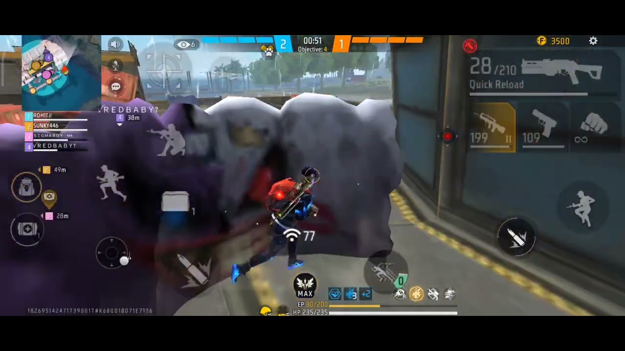 My First Garena Free Fire Gameplay | Midas - YouTube