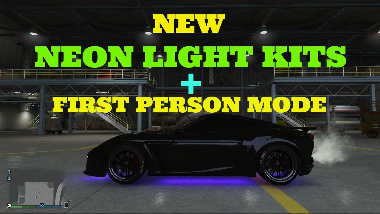 GTA5 PS4 Gameplay: Neon Light Kits / First Person Gameplay/ And more ...