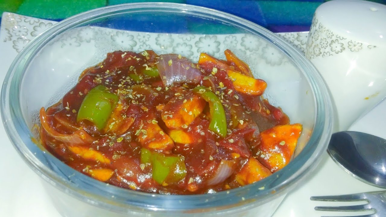 Restaurant style chilli potato, easy and tasty recipe - YouTube