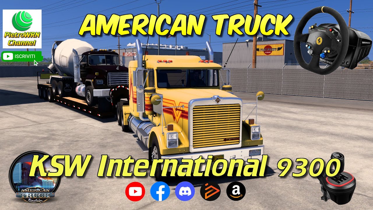 ATS - #54 - KSW International 9300 - Bakersfield-SanJosè - YouTube