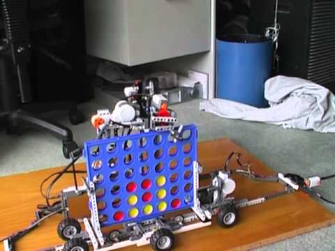Lego Mindstorms plays Connect-4 - YouTube